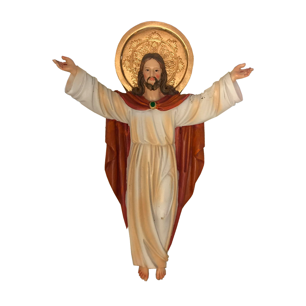 Imagem Sacra Em Resina De Jesus Cristo Ressuscitado