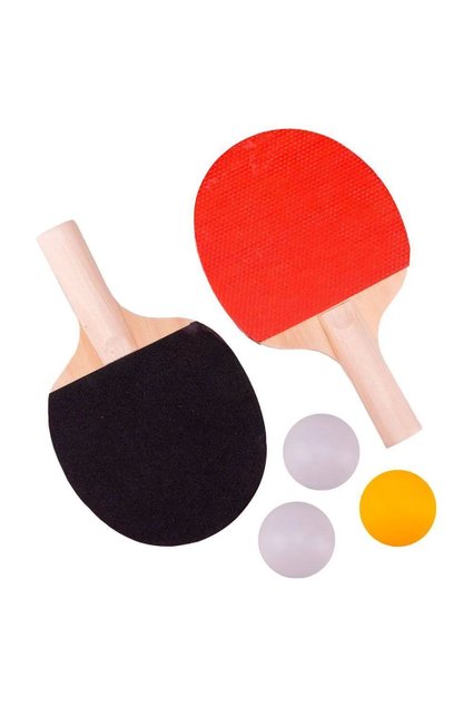 Kit Ping Pong 2 Raquetes e 3 Bolinhas