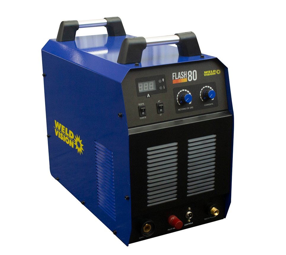 Máquina de Corte a Plasma Manual 80A - Flash 80 Weld Vision