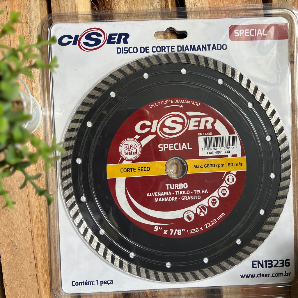 Disco Diamantado Turbo Special 230X22,23MM Ciser | Loja Gubler