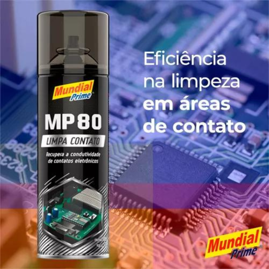 Limpa Contatos Spray 300ML Mundial Prime | Loja Gubler