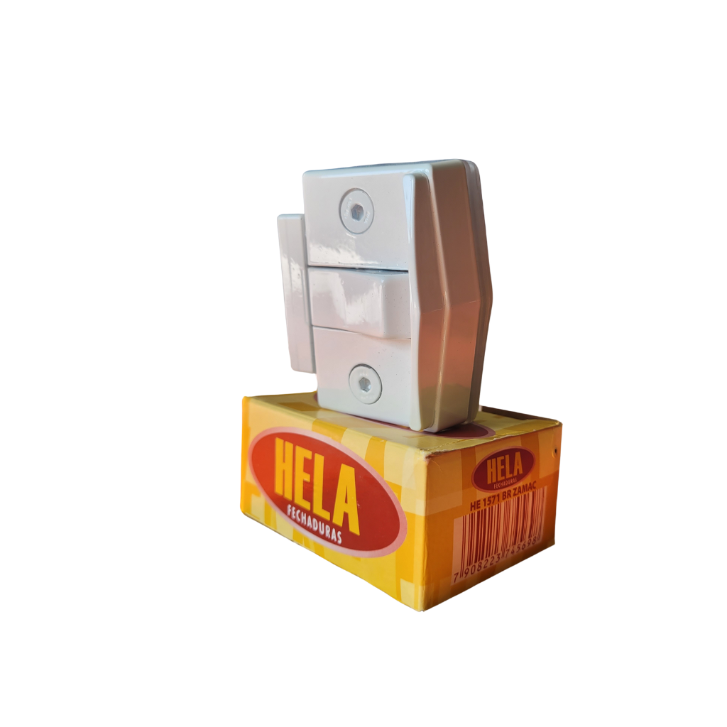 Fecho De Canto Para Janela 1571 Zamac - Hela - Branco