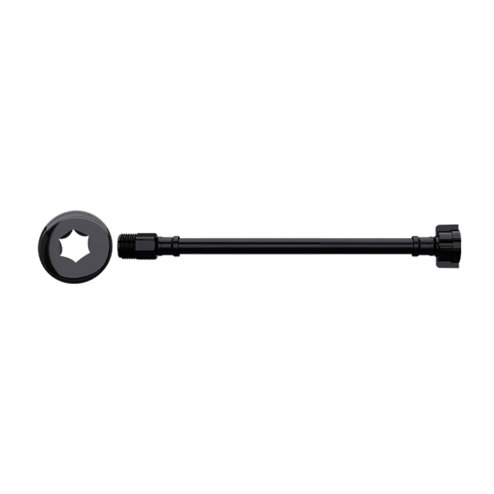 Engate Flexível Rabicho Maior 1/2 Malha Aço 40cm Mxf Blukit