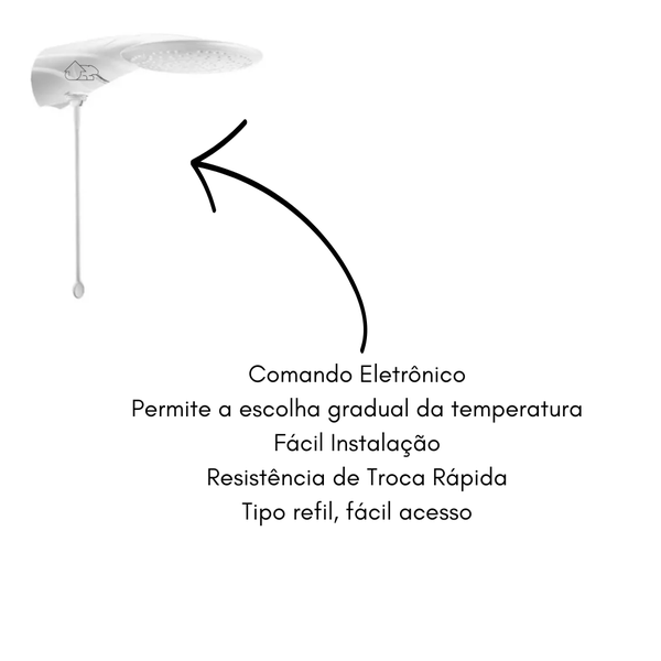 Chuveiro Ducha Advanced Eletrônica Lorenzetti 220v 7500w