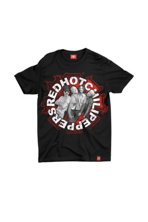 Camiseta Red Hot Chili Peppers - Preta