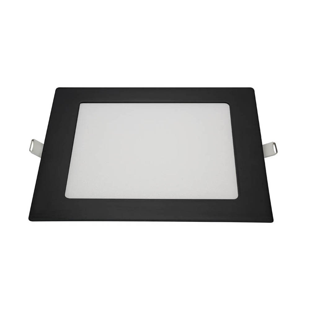 PAINEL EMBUTIR QUADRADO 12W LED 6500K - PRETO - BLUMENAU