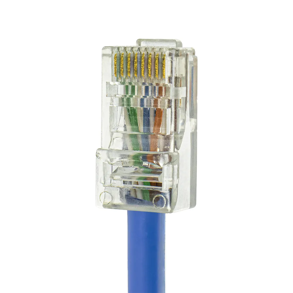 Plug Conector Macho RJ45 para Cabo de Rede CAT5 - Manplex Único