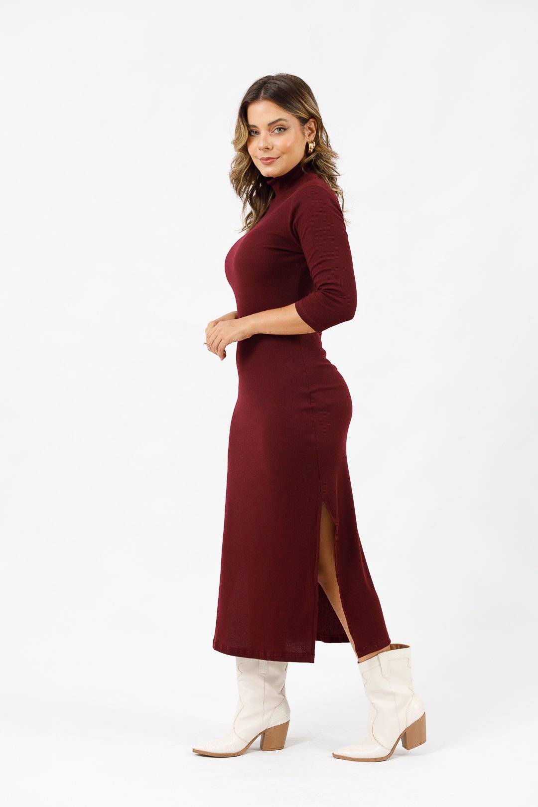 Vestido Midi de Ribana | Loja Mana Banana