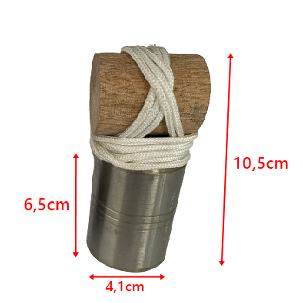 Prumo de Aço 700g Único