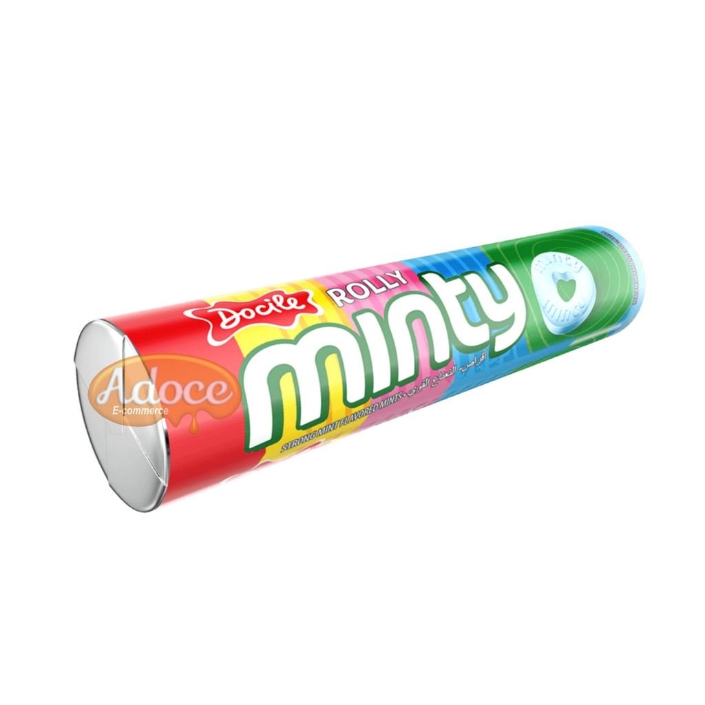 Pastilha Rolly Minty Fruit 16unX29g Docile
