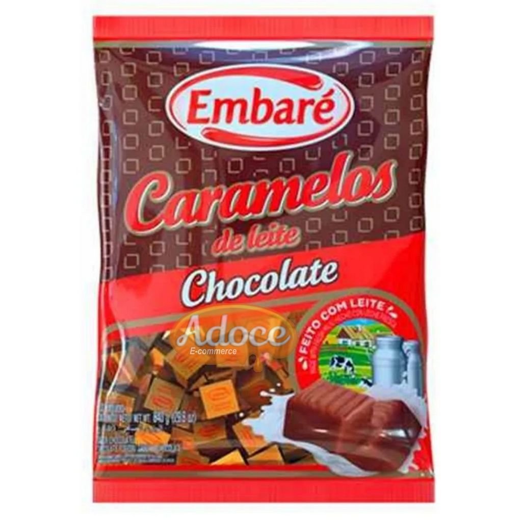 BALA CARAMELO DE CHOCOLATE 660G EMBARÉ