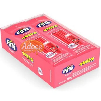 BALA FINI MINI TUBES AZEDINHOS UVA 12UNX15G