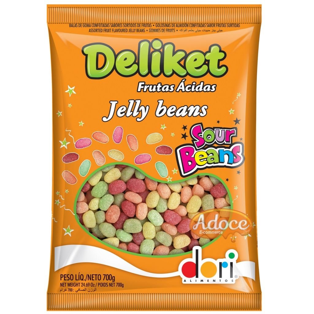 Bala Deliket Frutas Àcidas 700g Dori