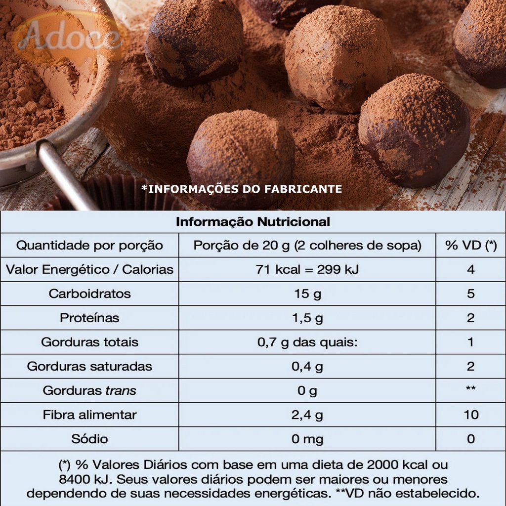 Chocolate em Pó 33% Cacau Sicao 1,01kg