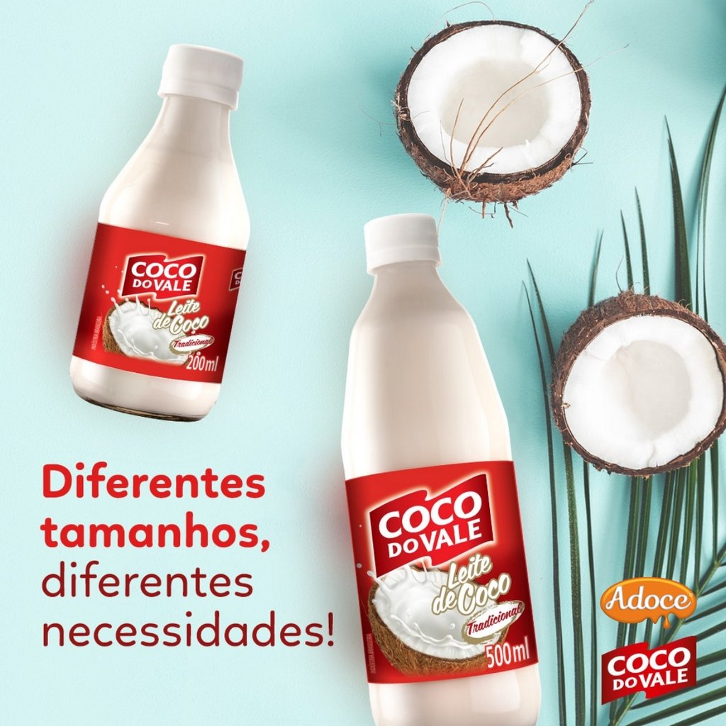 LEITE DE COCO TRADICIONAL 500ML COCO DO VALE