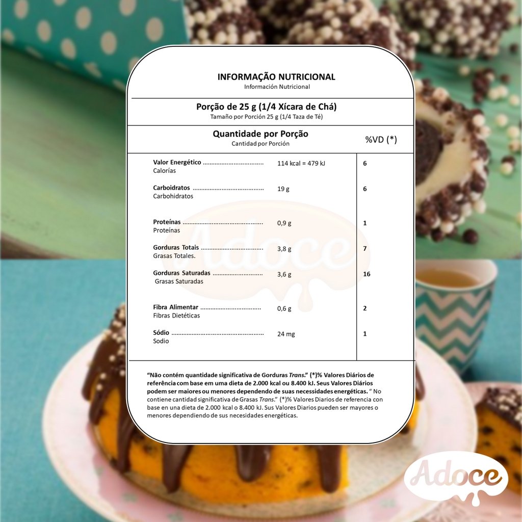 Choco Power Ball Micro Mesclado Preto/Branco 500g Mavalério