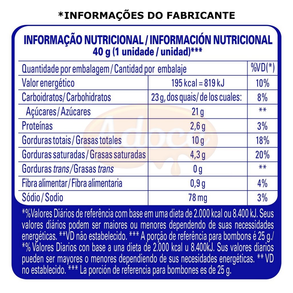 CHOCOLATE CHARGE 30UNX40G NESTLE