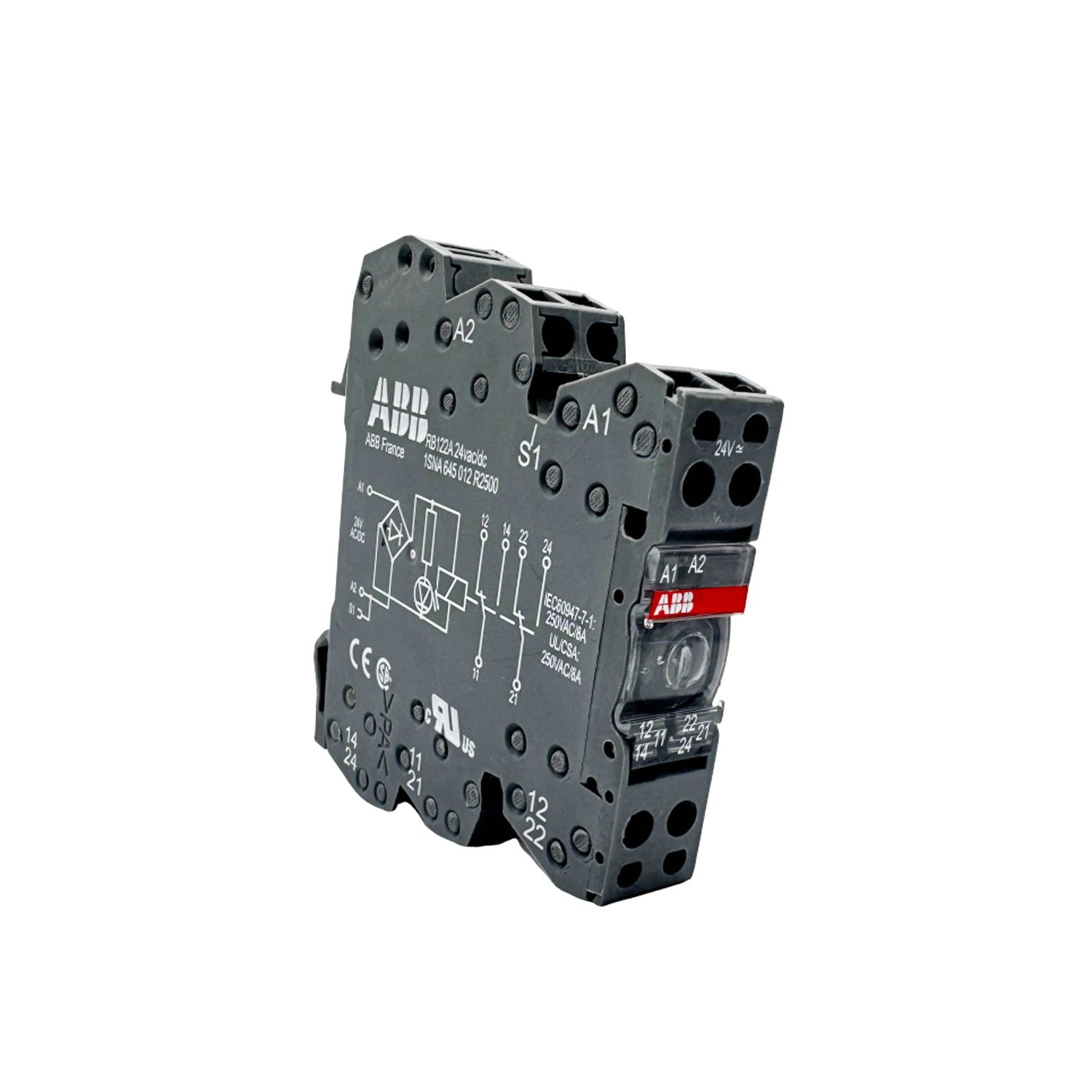 Rele 24Vca/Vcc Rb122A Abb - Top Master