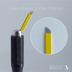 Nano Blade - LovBeauty - 12 Flex 0.18mm - 10 unidades
