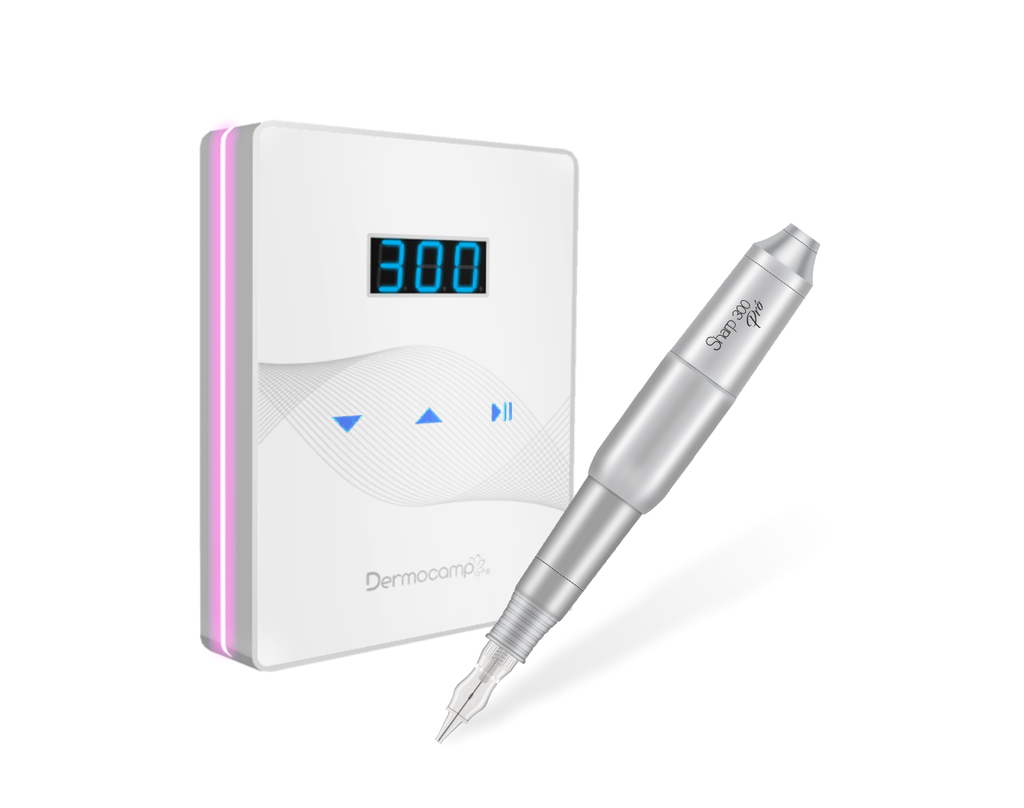 Dermógrafo Sharp 300 Pro - + Controle Slim Branco com Led Rosa