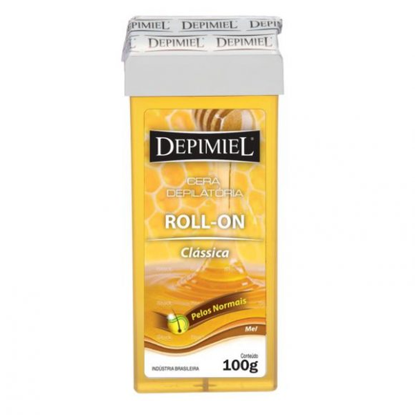 Depimiel - Cera Roll-on Clássica Mel 100g