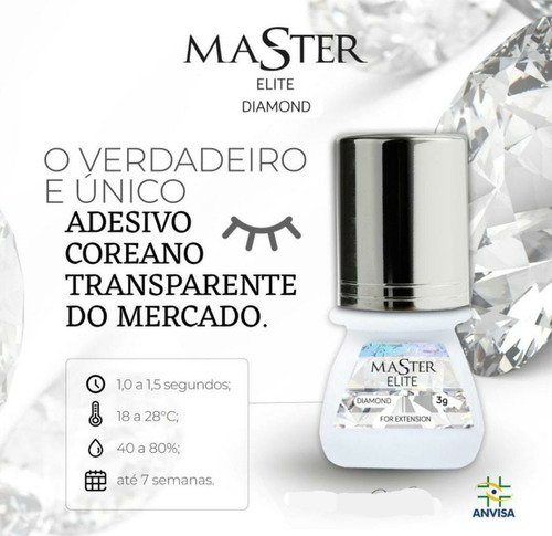Cola Elite Diamond Transparente 3ml