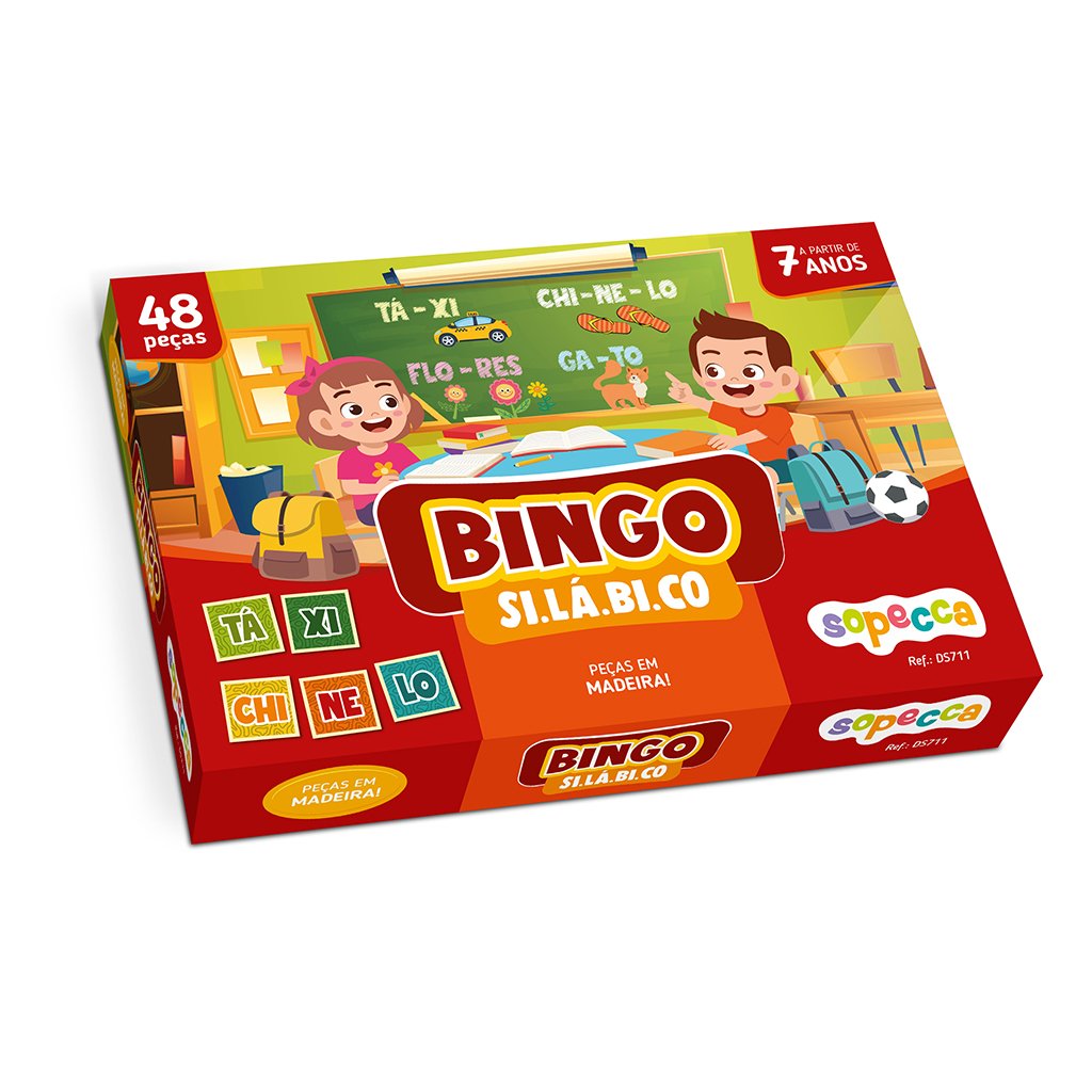 Jogo Bingo Silábico - Sopecca Jogo Bingo Silábico - Sopecca