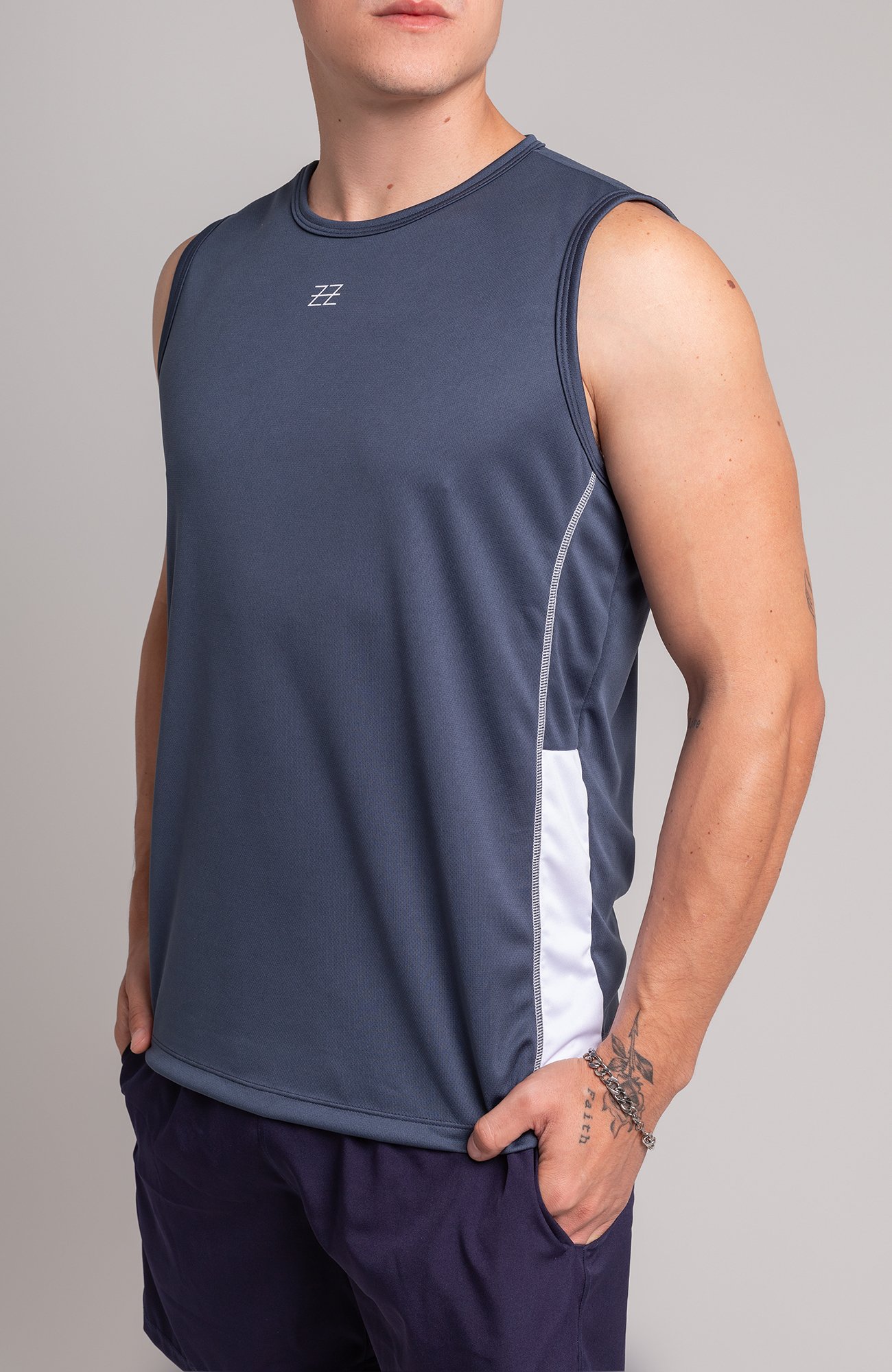 Regata Dry Fit Masculina LUZZO Premium Logo