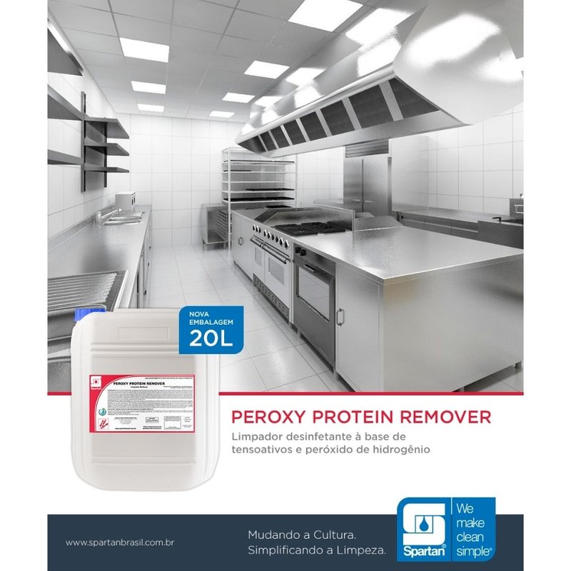 Desinfetante Desengordurante Peroxy Protein Remover Spartan