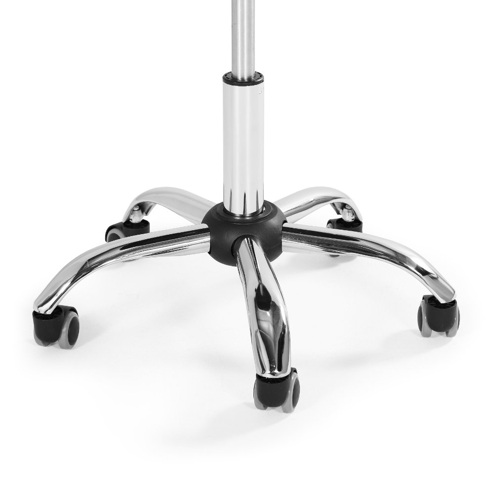 Banqueta Mocho Sem Encosto com Regulagem de Altura Branco