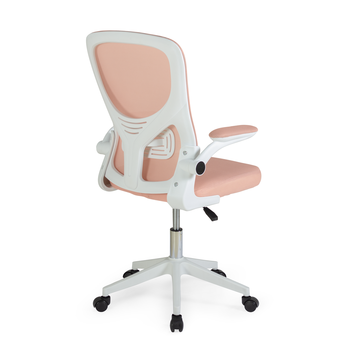 Cadeira de Escritório Mônaco Base Giratória Rosa