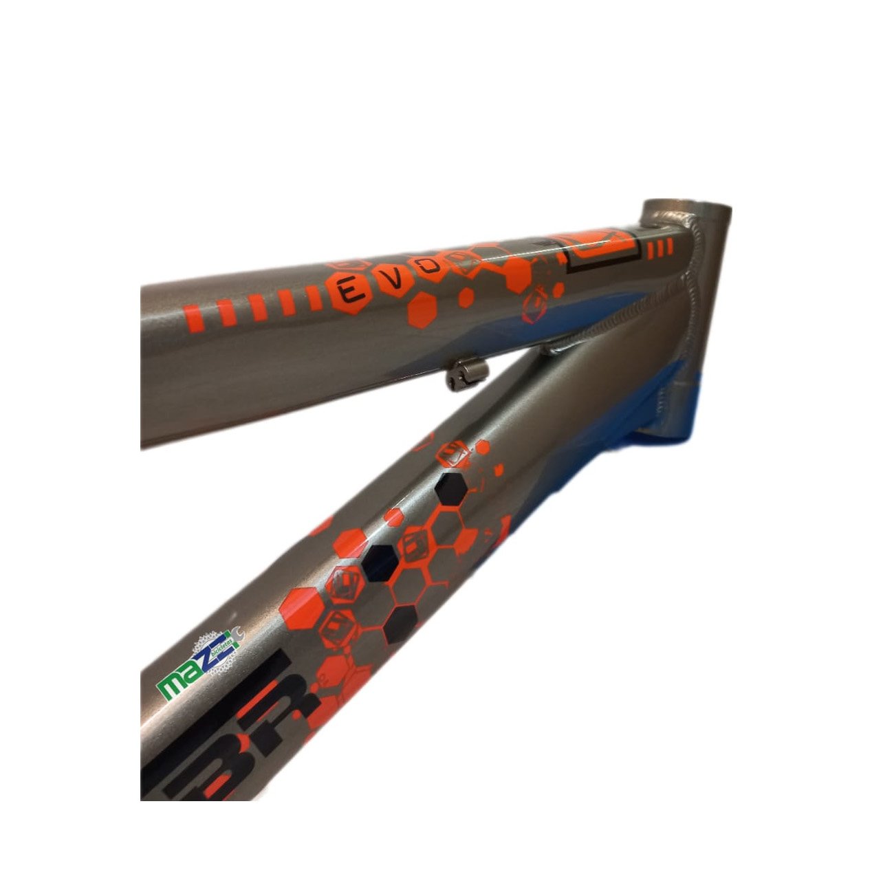 Quadro Gios FRX Evo Titânio - Preto e Laranja