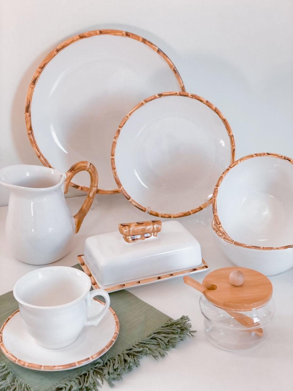 Bowl Bambu Scalla Branco
