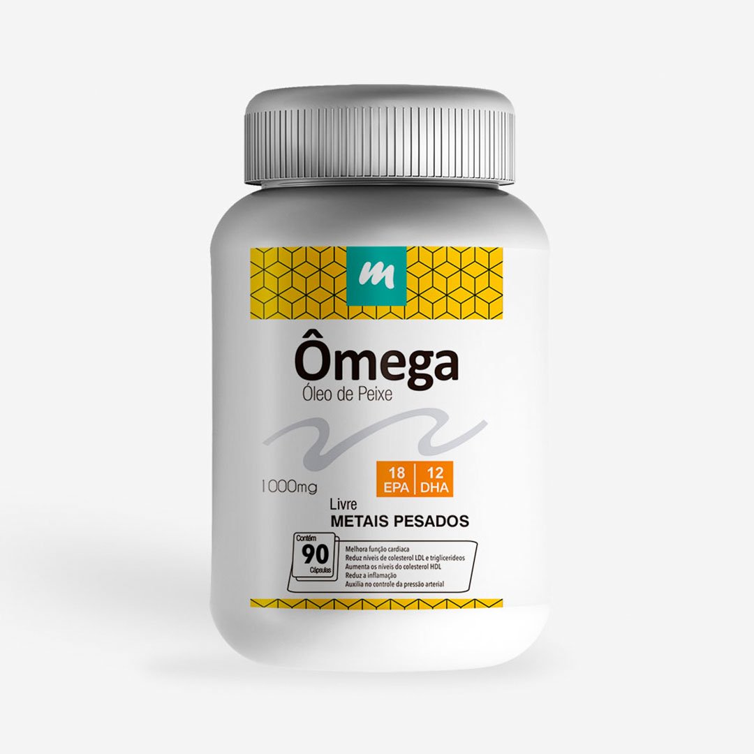 Ômega 3 90 Cápsulas 18EPA 12DHA 1000mg - Medfórmula