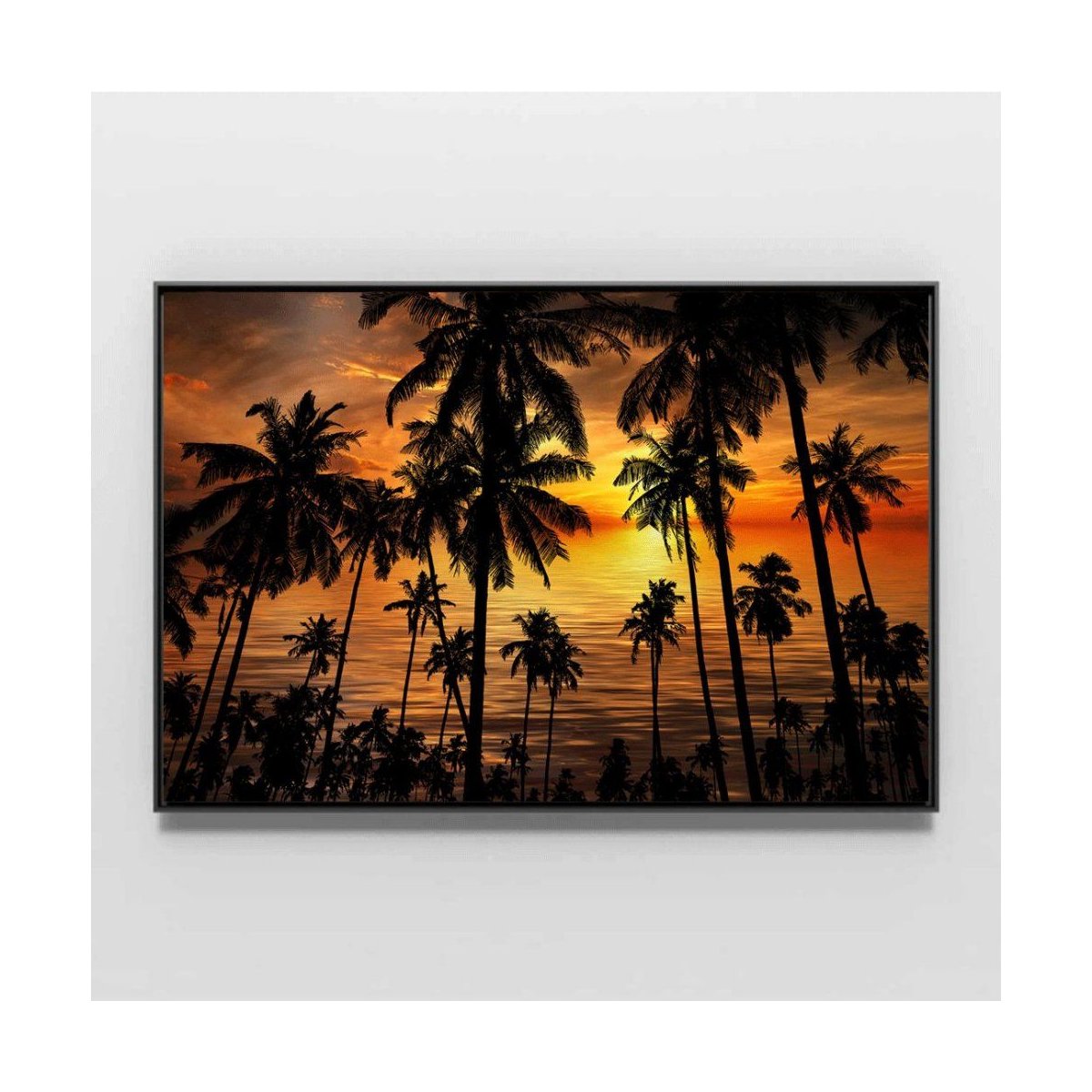 Quadro Coqueiros Entardecer