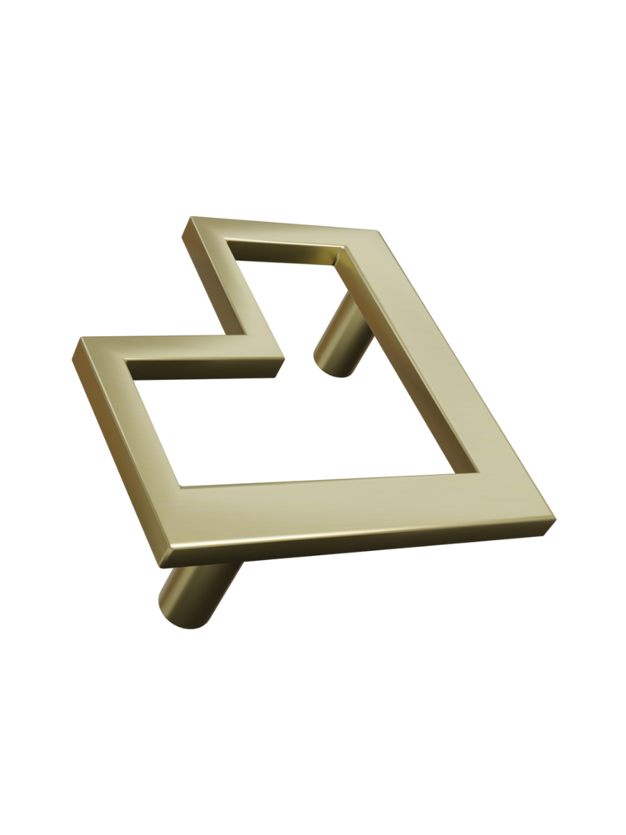 Puxador para Móveis Alça Dourado Fosco Corio Italy Line