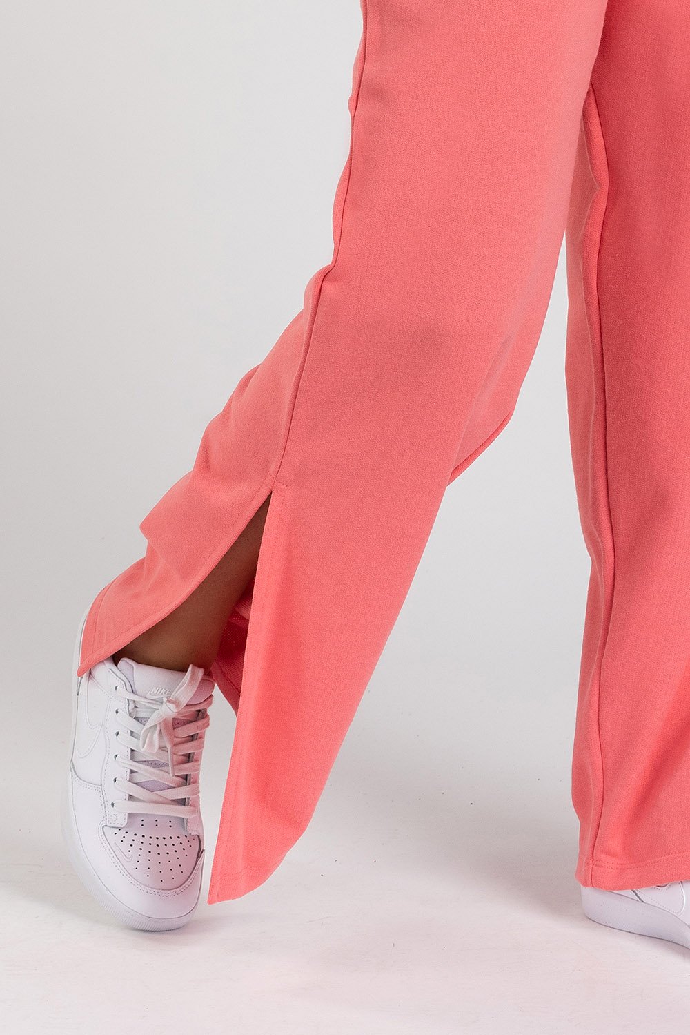 Calça Moletom Wide Leg Lua Salmão