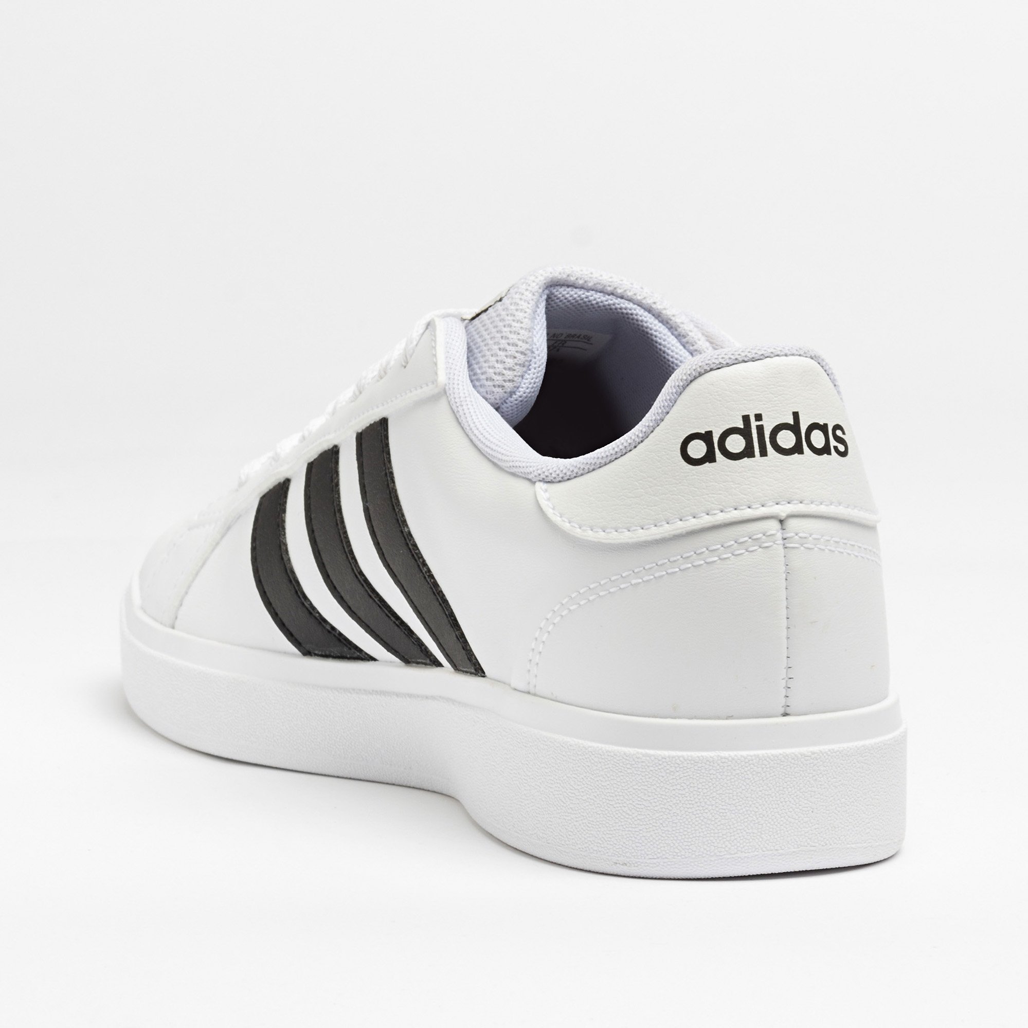 Tênis Casual Masculino Adidas Iq7281 Grand Court Branco/preto
