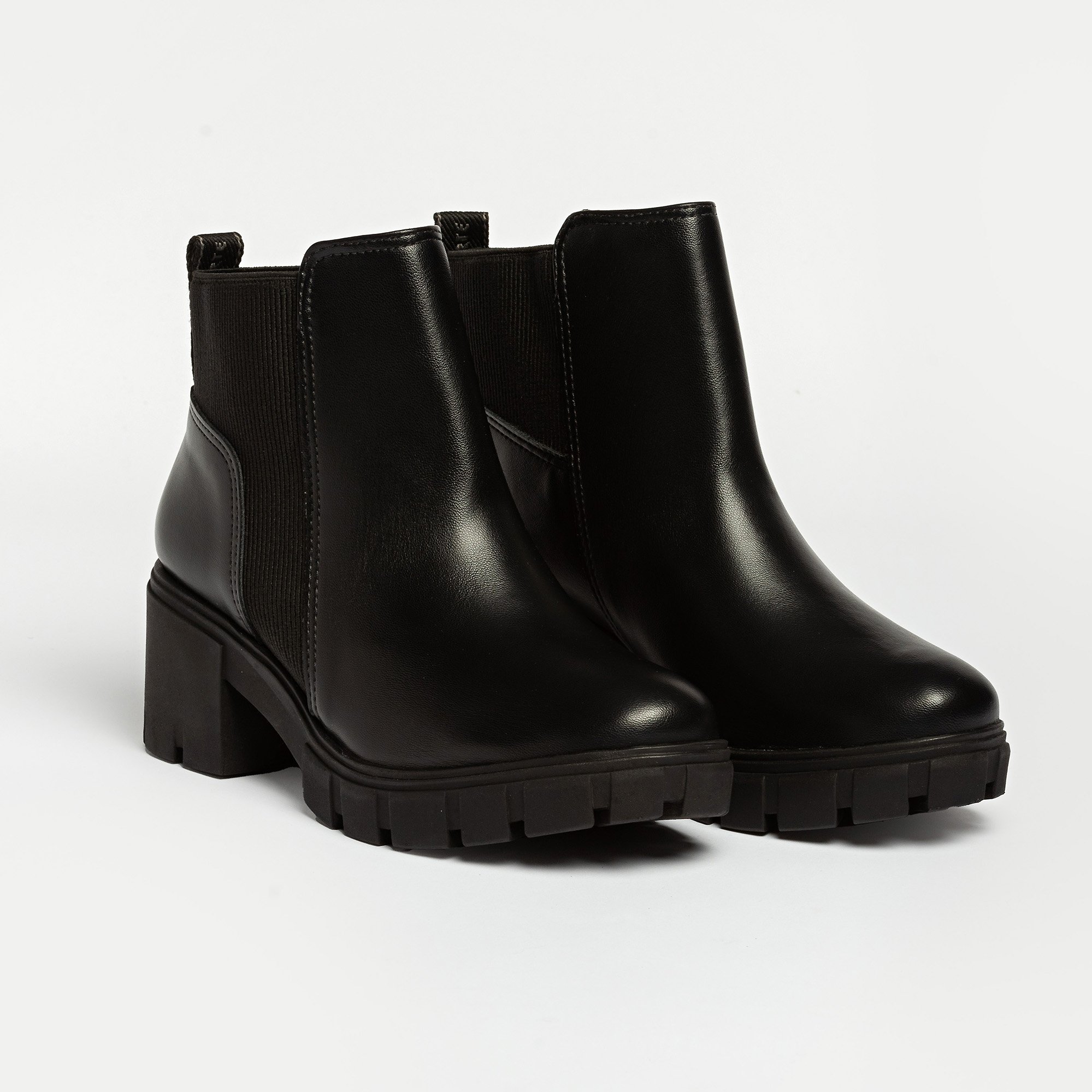 Bota Feminina Via Marte 00100101 Em Napa Sintética Preto