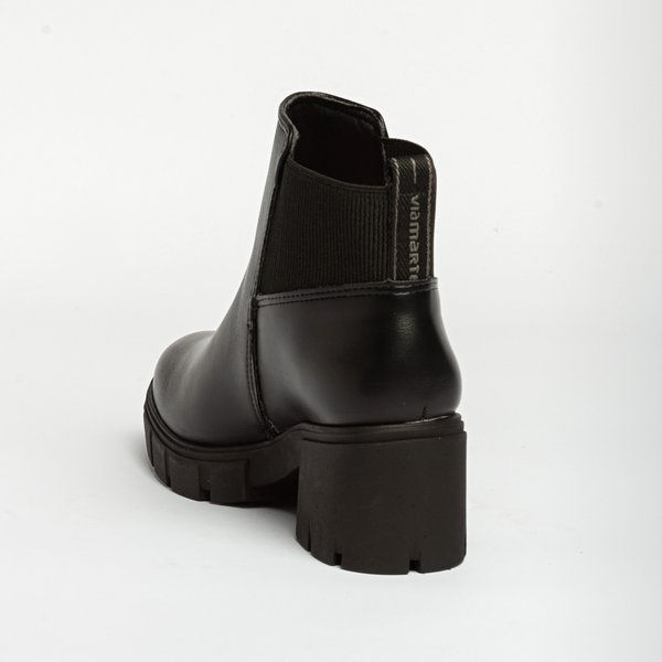 Bota Feminina Via Marte 00100101 Em Napa Sintética Preto