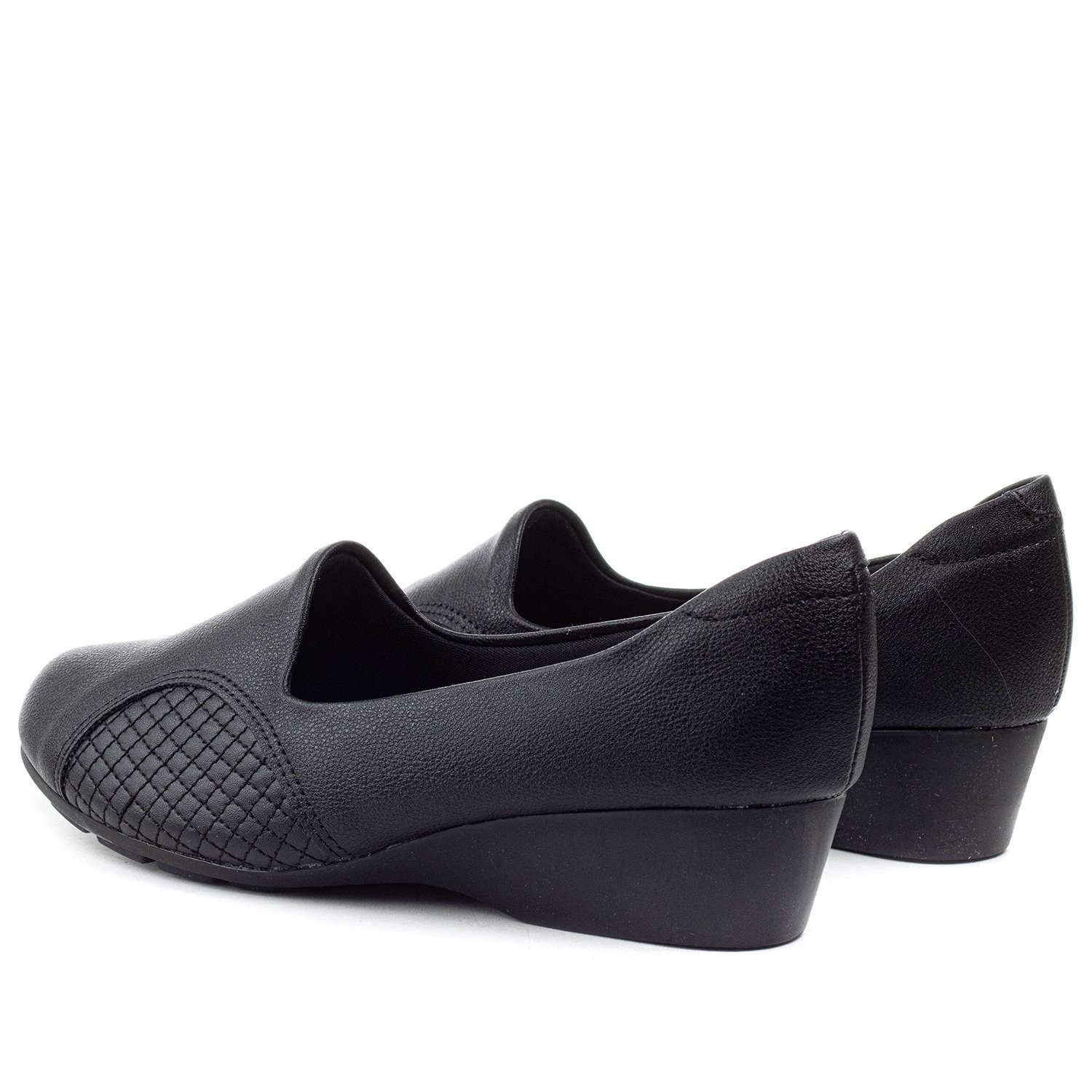 Sapato Modare Anabela Ultraconforto Preto