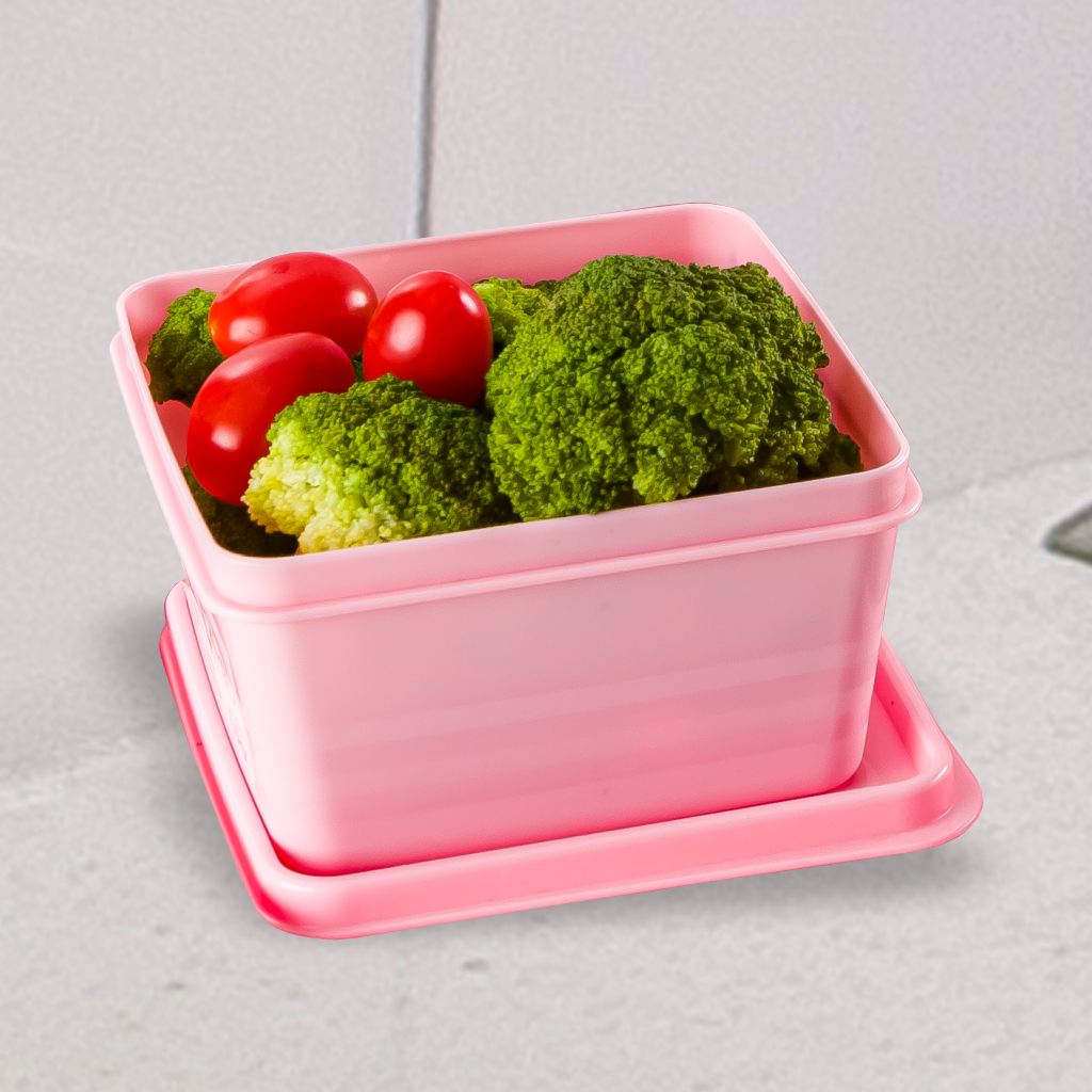 Pote Quadrado Hermético 1 litro Color - Alves Plastic l ModoMix