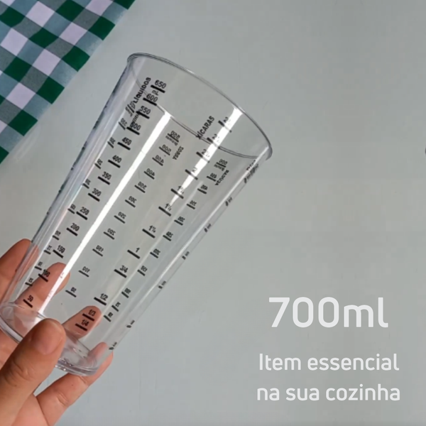 Copo Medidor 700 ml – Alves Plastic l ModoMix