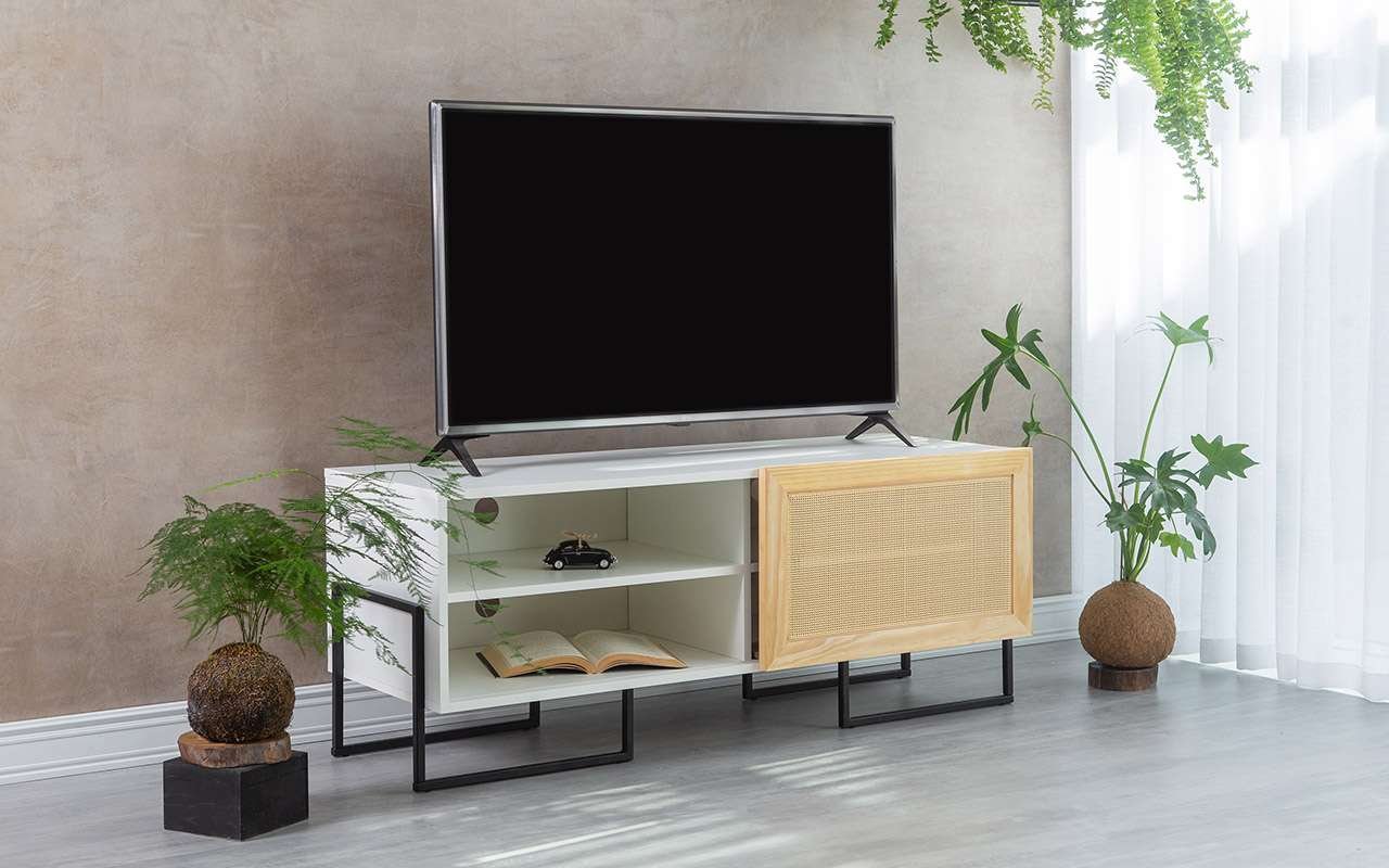 Rack para TV Branco é na Moobel. Compre Online! - Moobel