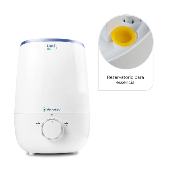 Umidificador de Ar Ultrassônico 3,4L Umi Star Dellamed