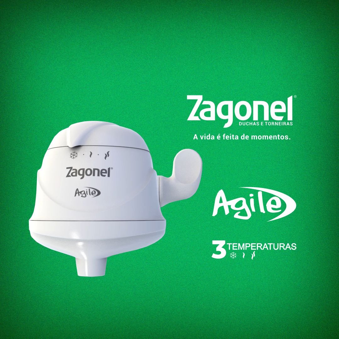 Torneira Elétrica Zagonel Agile - MultiHaus