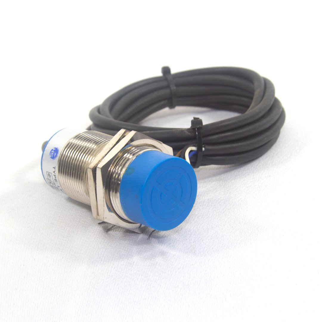 Sensor Indutivo M30 90~250Vac Ñ Faceado Contato Auxiliar Fechado Saida ...