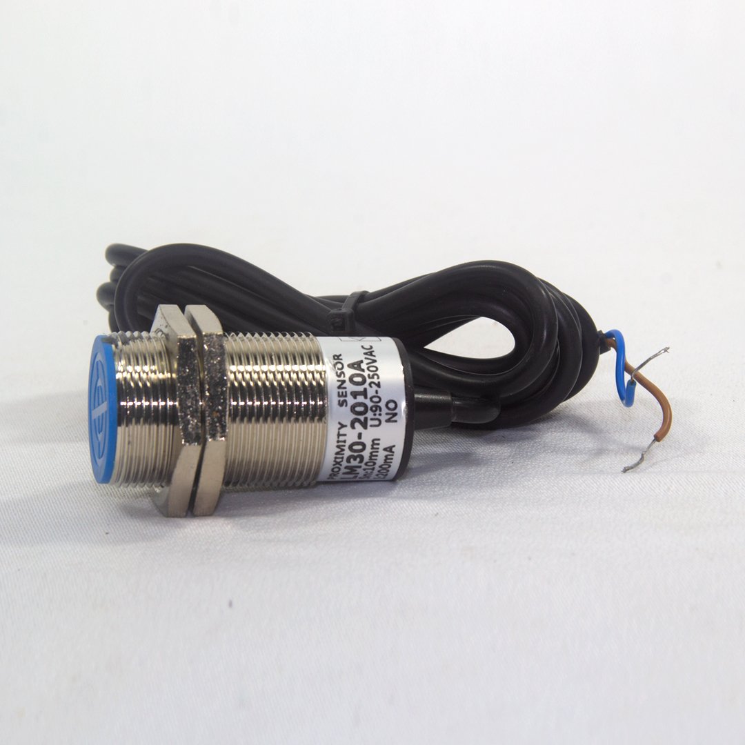 Sensor Indutivo M30 90~250Vac Faceado Contato Auxiliar Aberto Saida A ...