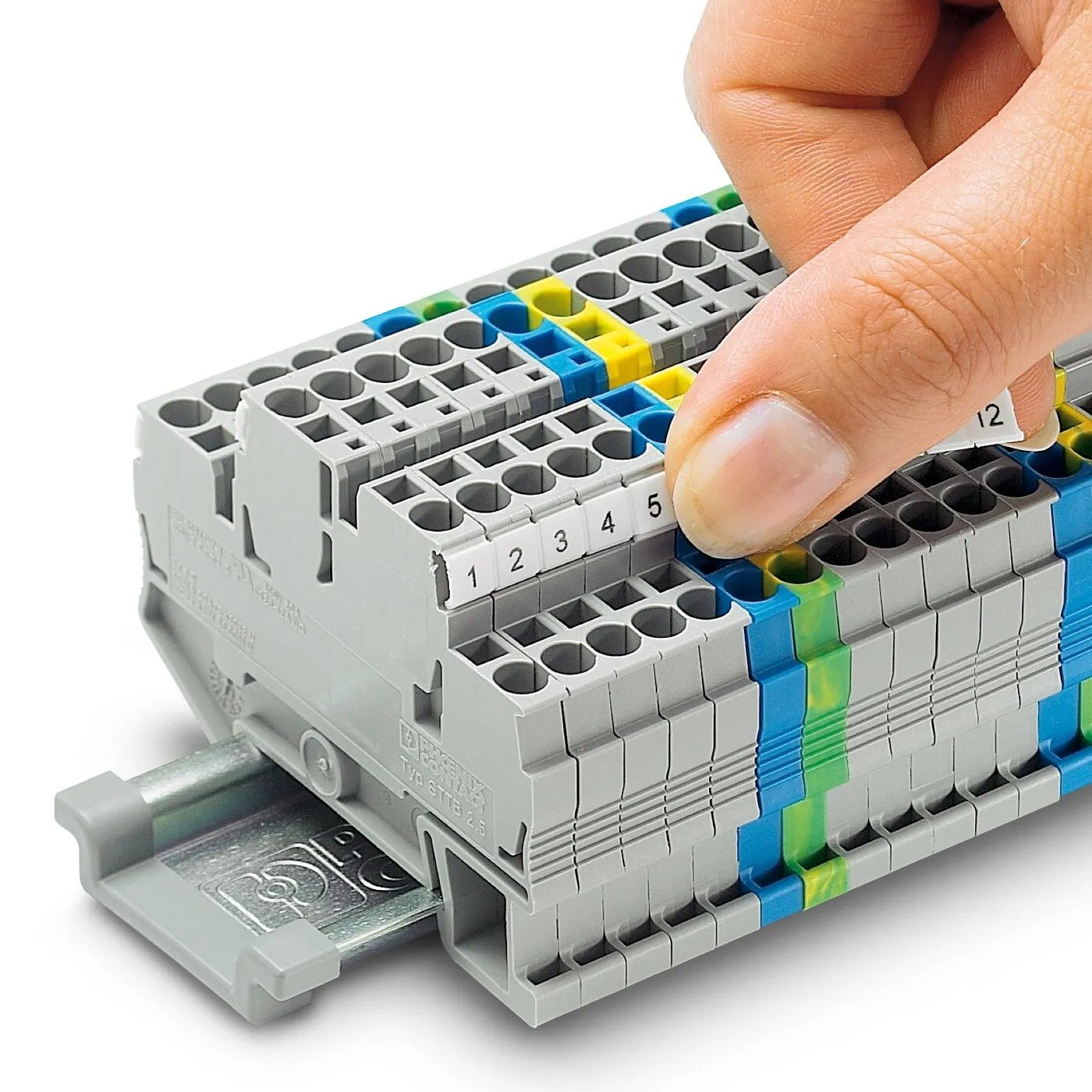 Identificador Plastico Para Borne Sak Uct1-tmf 5 0829237 Phoenix