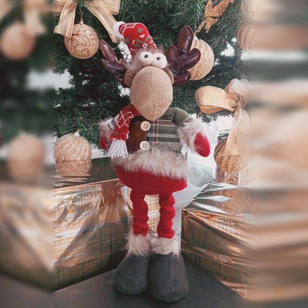 Boneco de Natal Decorativo - Rena | Mundo Za